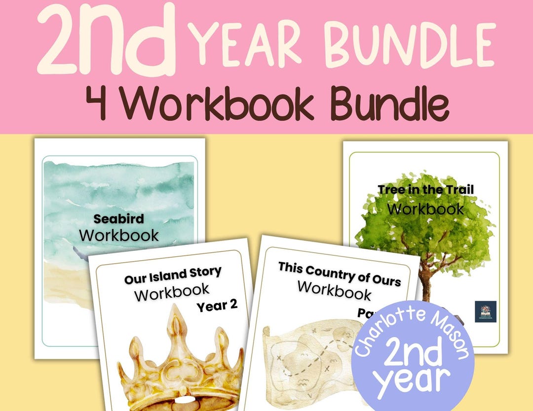 Charlotte Mason Year 2 Workbook Bundle: Island Story, Seabird (PDF) - Etsy
