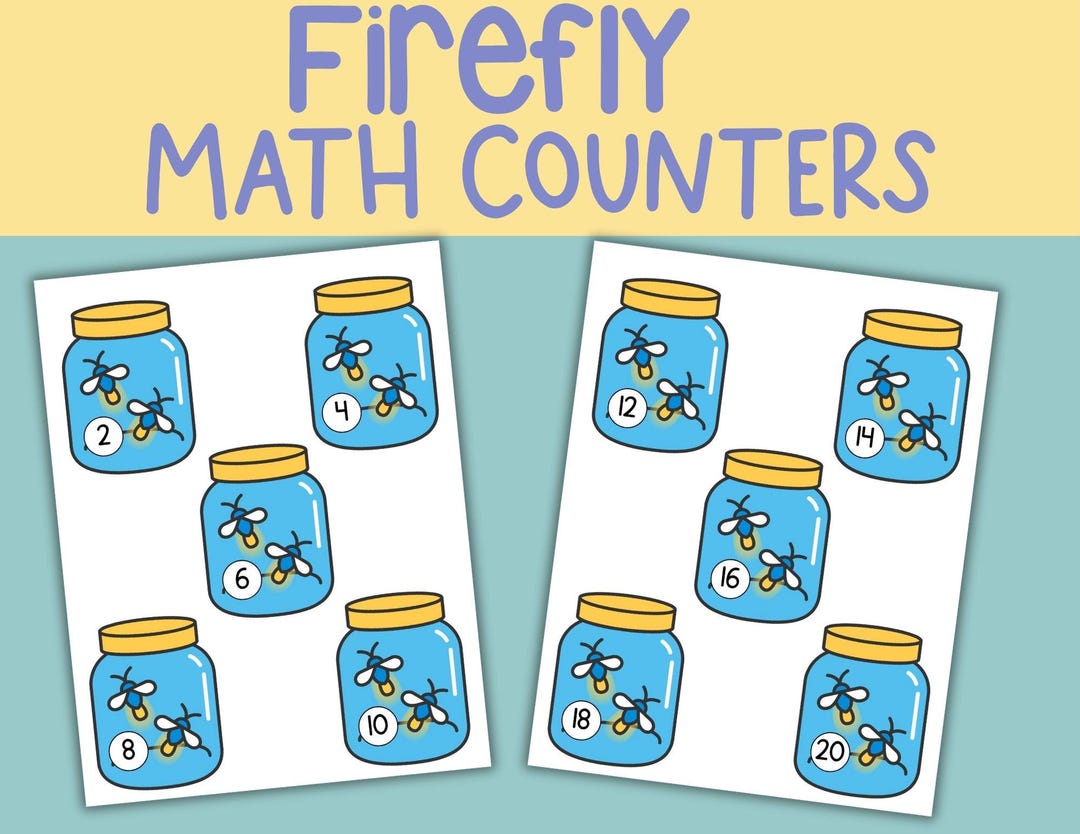 Firefly Skip Counting Counters: Math Manipulative, Numbers 2-30 (PDF ...