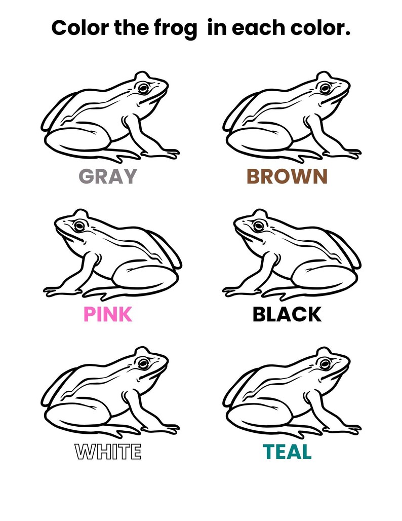 Frog Preschool Activity Sheets Frog Theme F is for Frog Activities ...