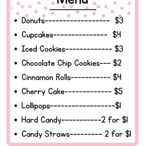 Dramatic Play Sweet Shop Pretend Play Cafe Donut Shop Cookies Sweets ...