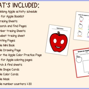 A is for Apple Preschool Worksheet & Activity Bundle Letter A Week ...