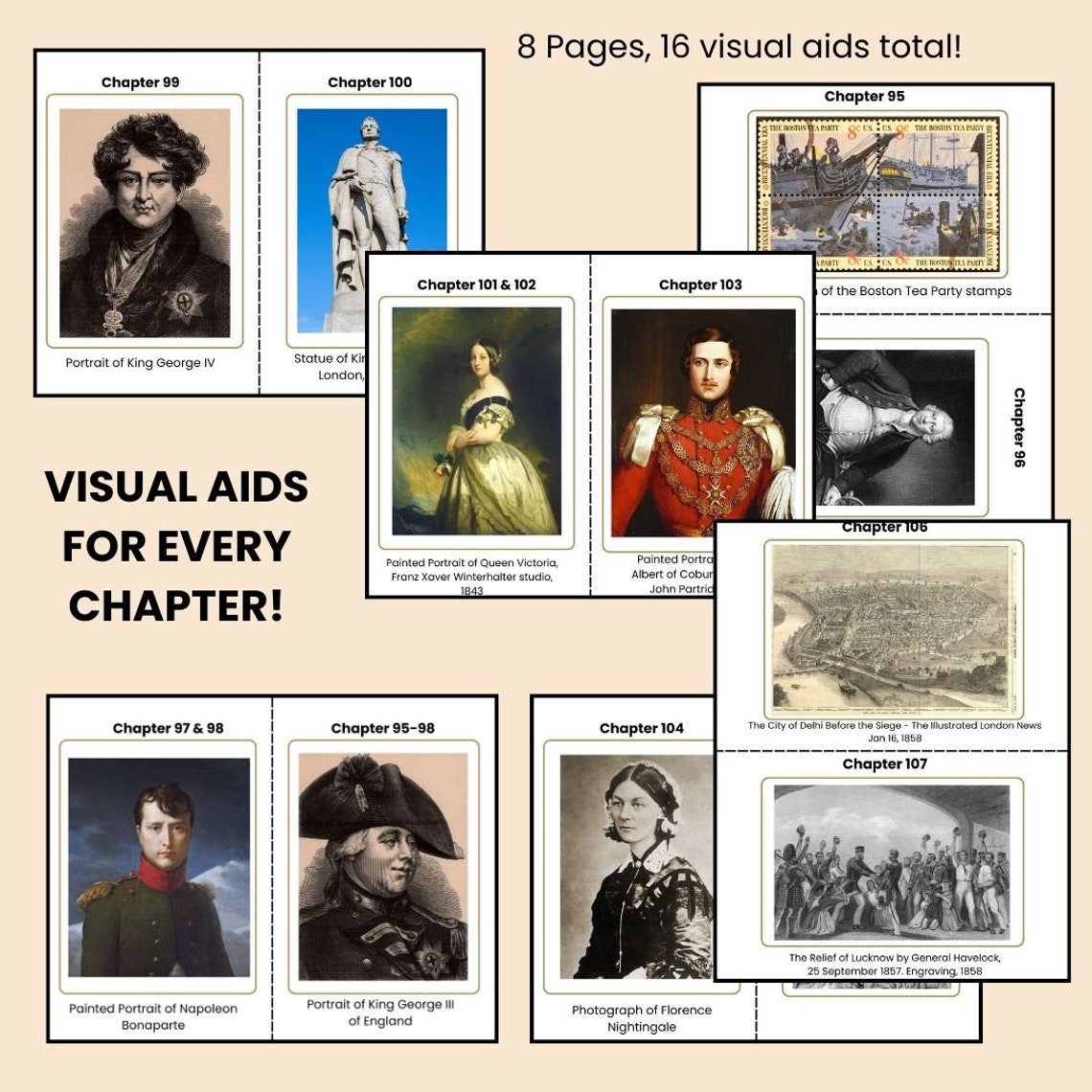 Our Island Story Worksheets Chapters 95-110 an Island Story Workbook ...