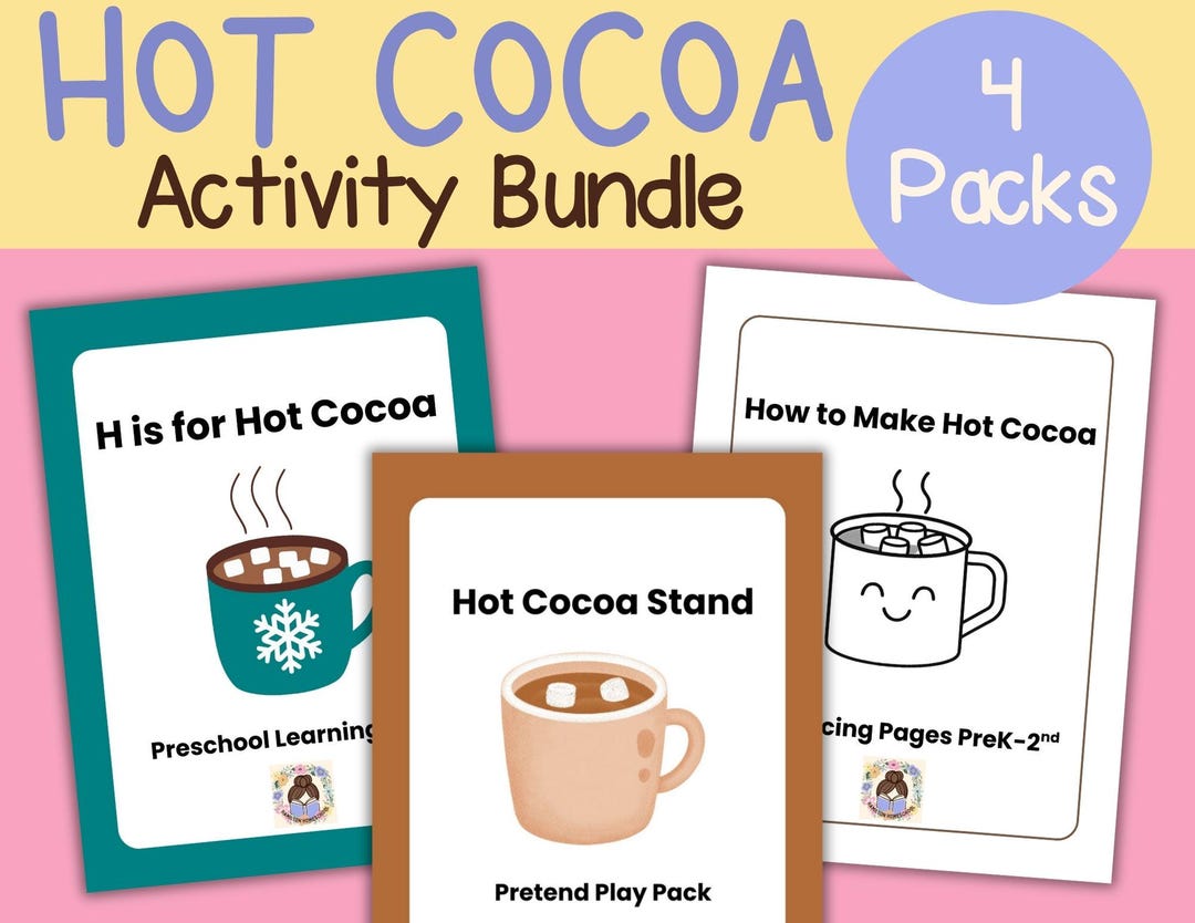 Hot Cocoa Winter Activities Bundle | Preschool & Kindergarten ...