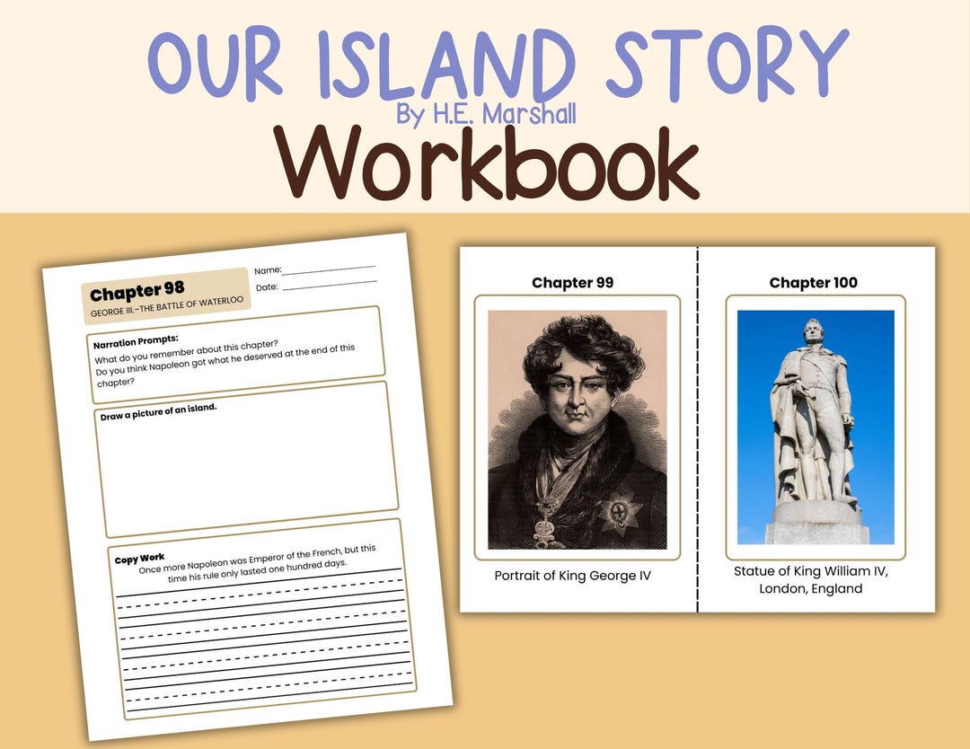 Our Island Story Study Guide: Narration, Copywork, Visual Aids (177 ...