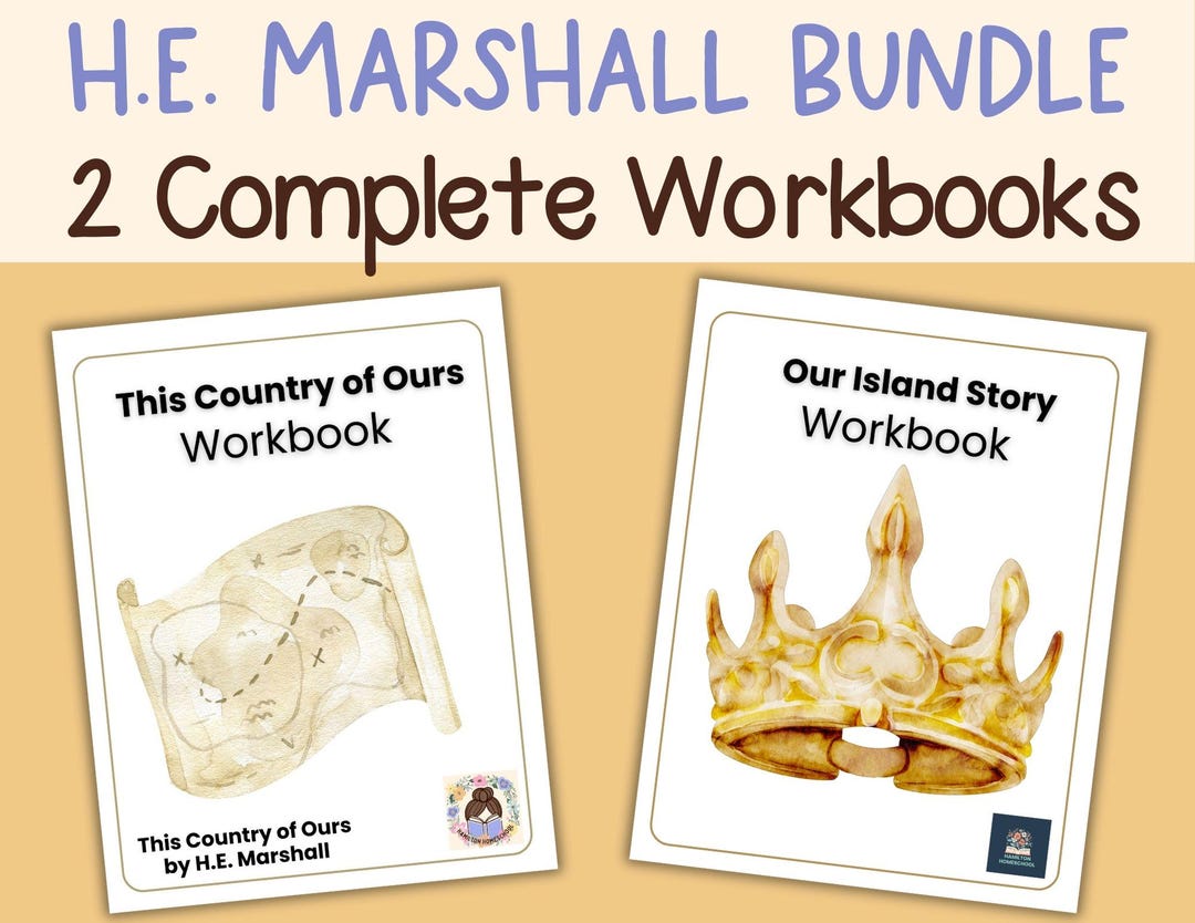 H.E. Marshall History Workbook Bundle: Our Island Story & This Country ...