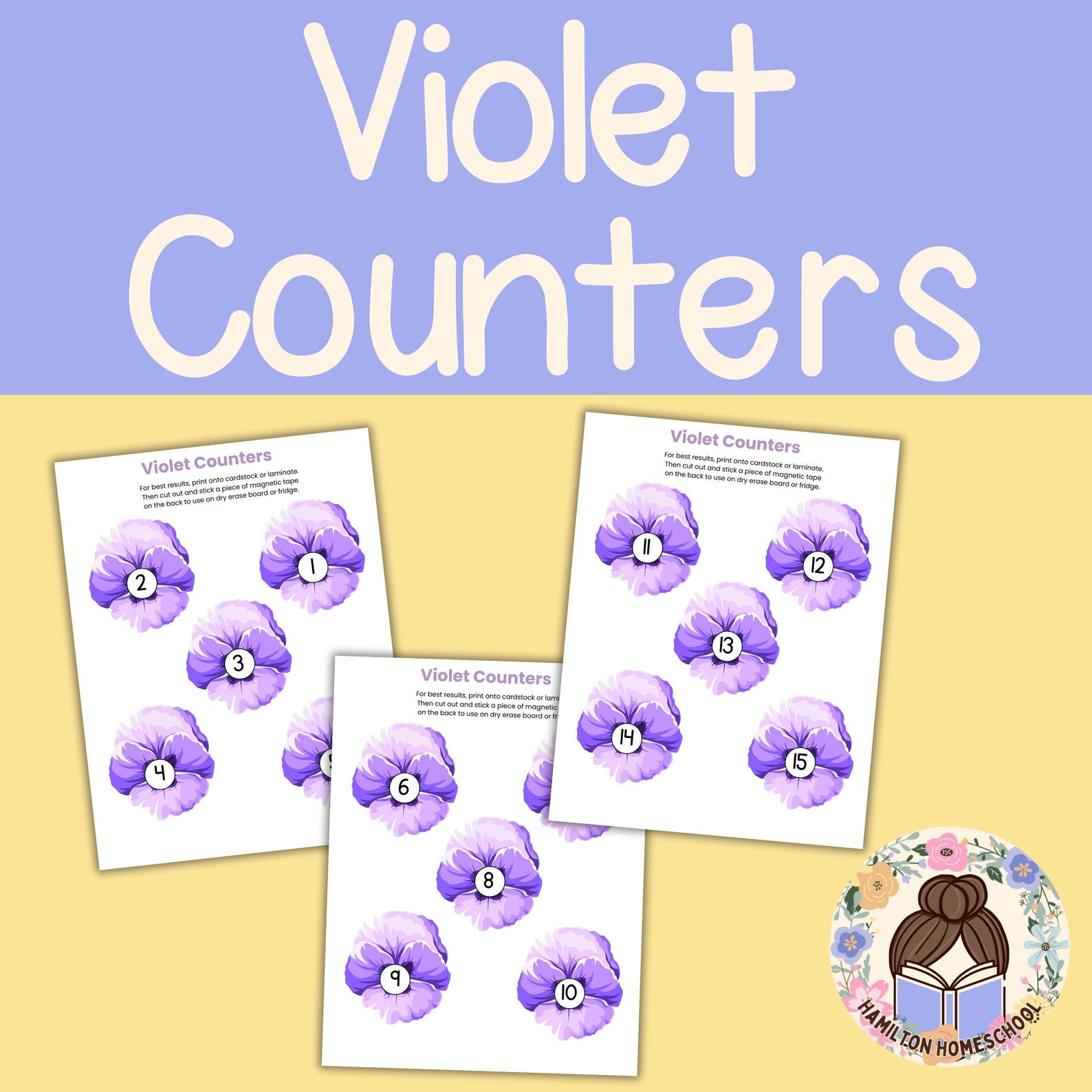 Violet Preschool Activity Sheets Bundle V is for Violet Letter Week ...