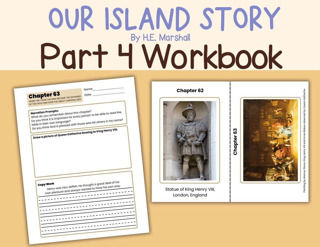 Island Story Worksheets: Narration, Copywork, Visual Aids (PDF Download ...