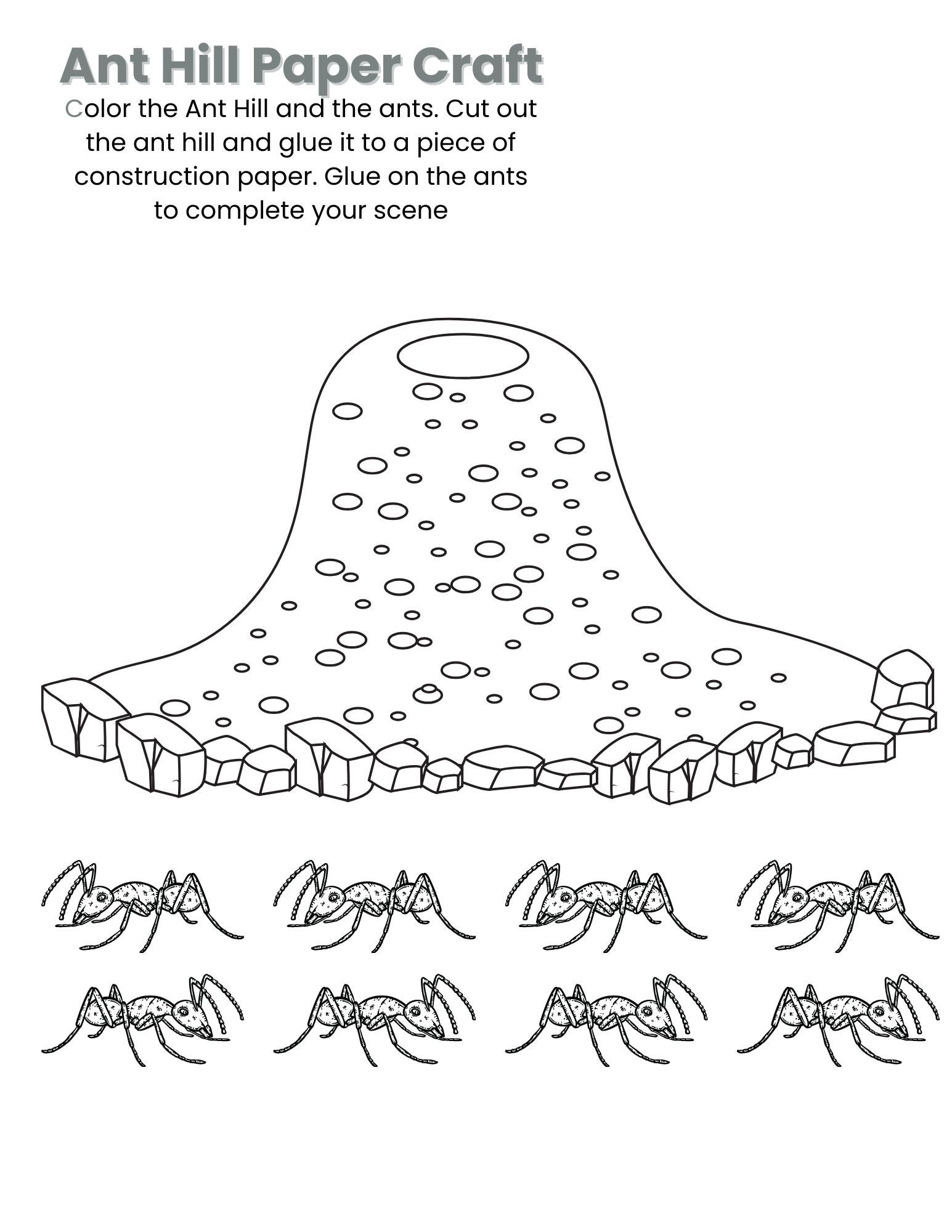 A Preschool Activity Pack A is for Ant Learning Bundle Preschool ...