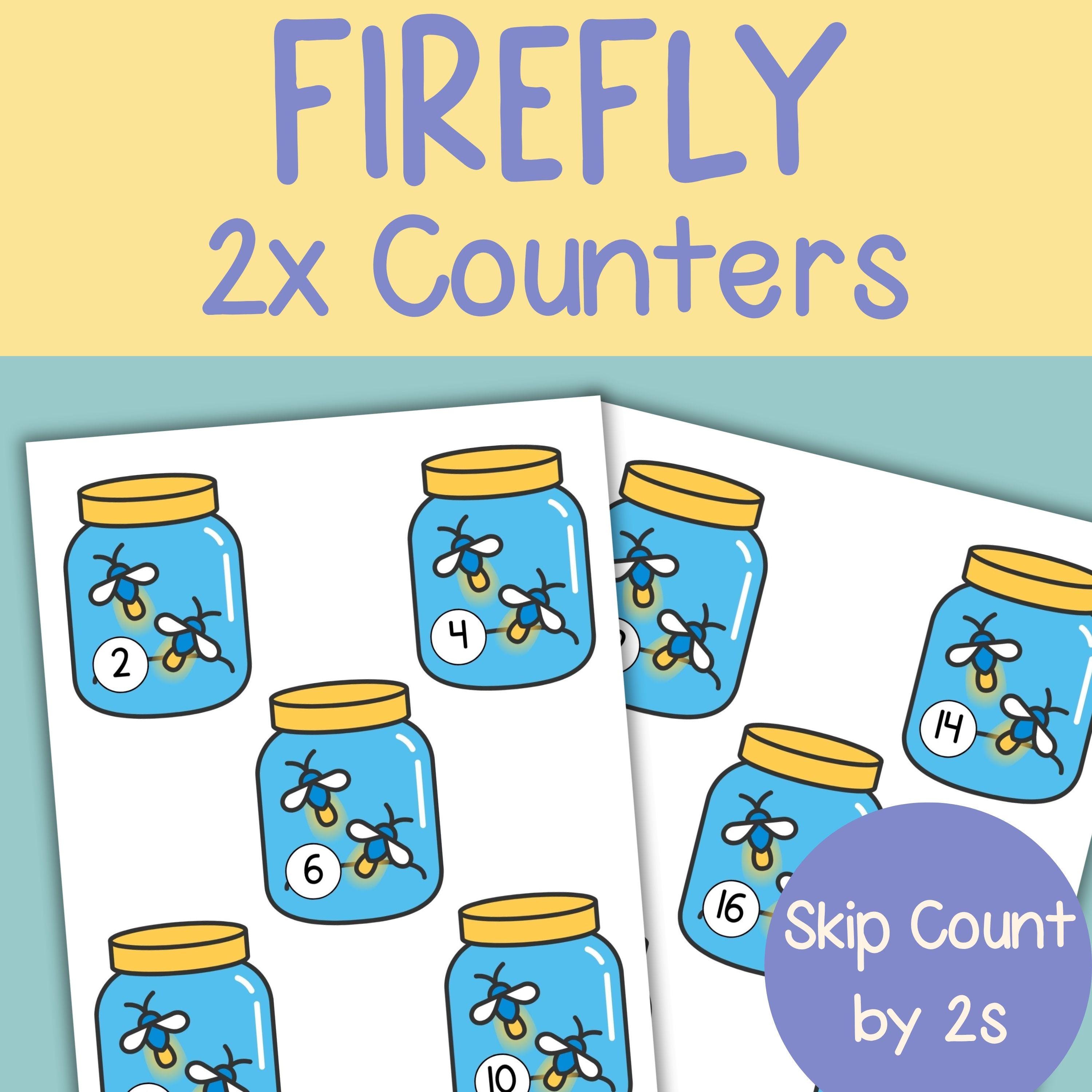 Firefly Skip Counting Counters: Math Manipulative, Numbers 2-30 (PDF ...
