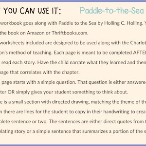 Paddle to the Sea Great Lakes Bundle Paddle Workbook and Great Lakes ...