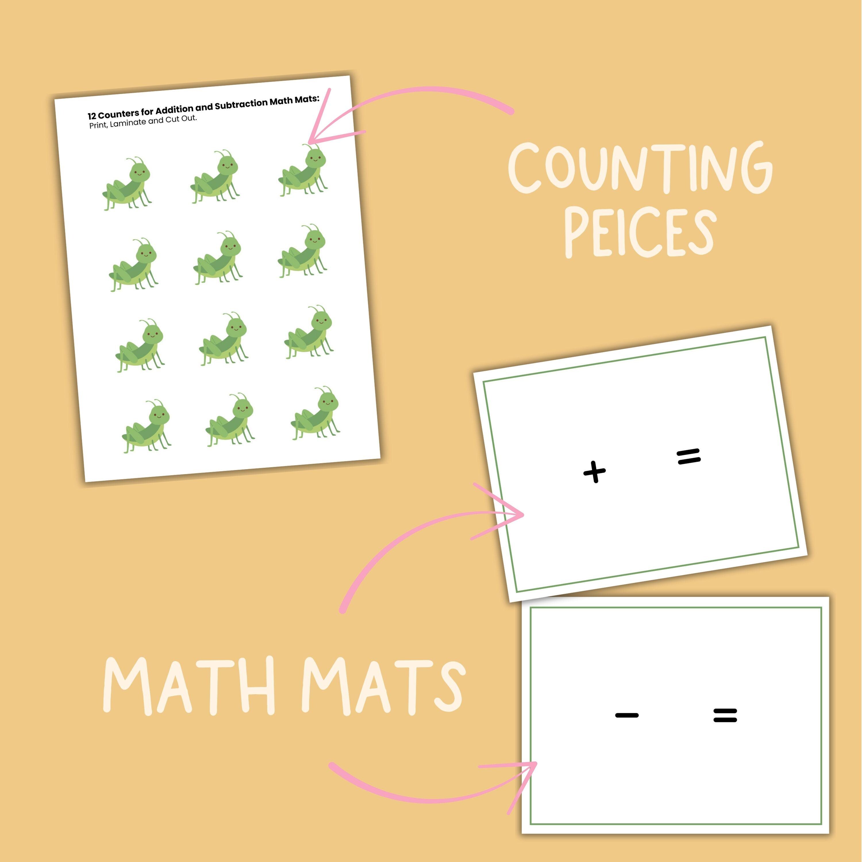 Grasshopper Math Activity Bundle: Preschool Counting Games (PDF ...