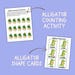 Alligator Preschool Learning Pack: Letter A Activities (37 Page PDF) - Etsy