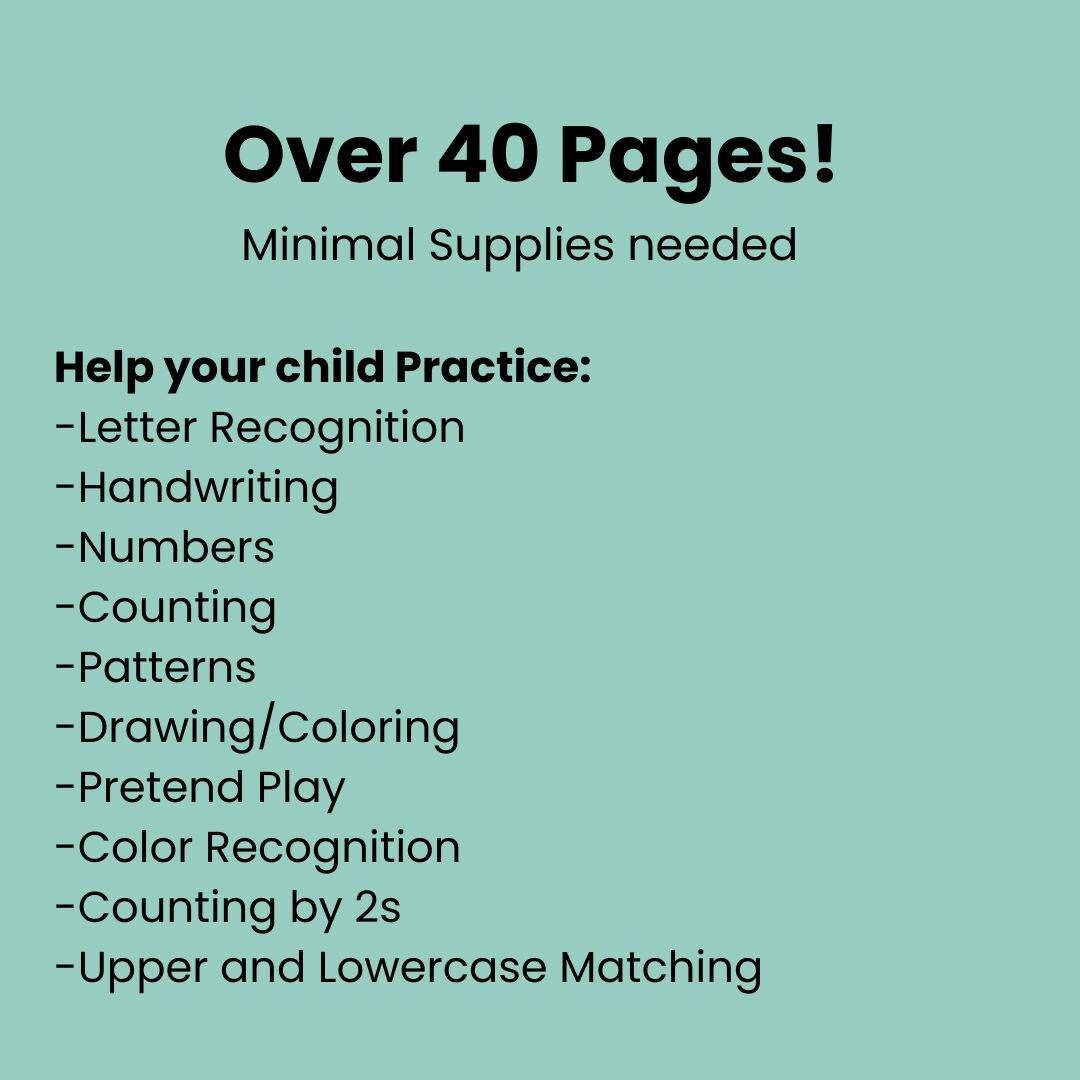 Winter Preschool Activity Sheets Winter Bundle Kindergarten Worksheets ...