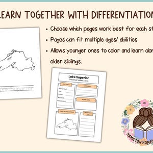 Great Lakes Worksheets and Note Pages North American Great Lakes ...