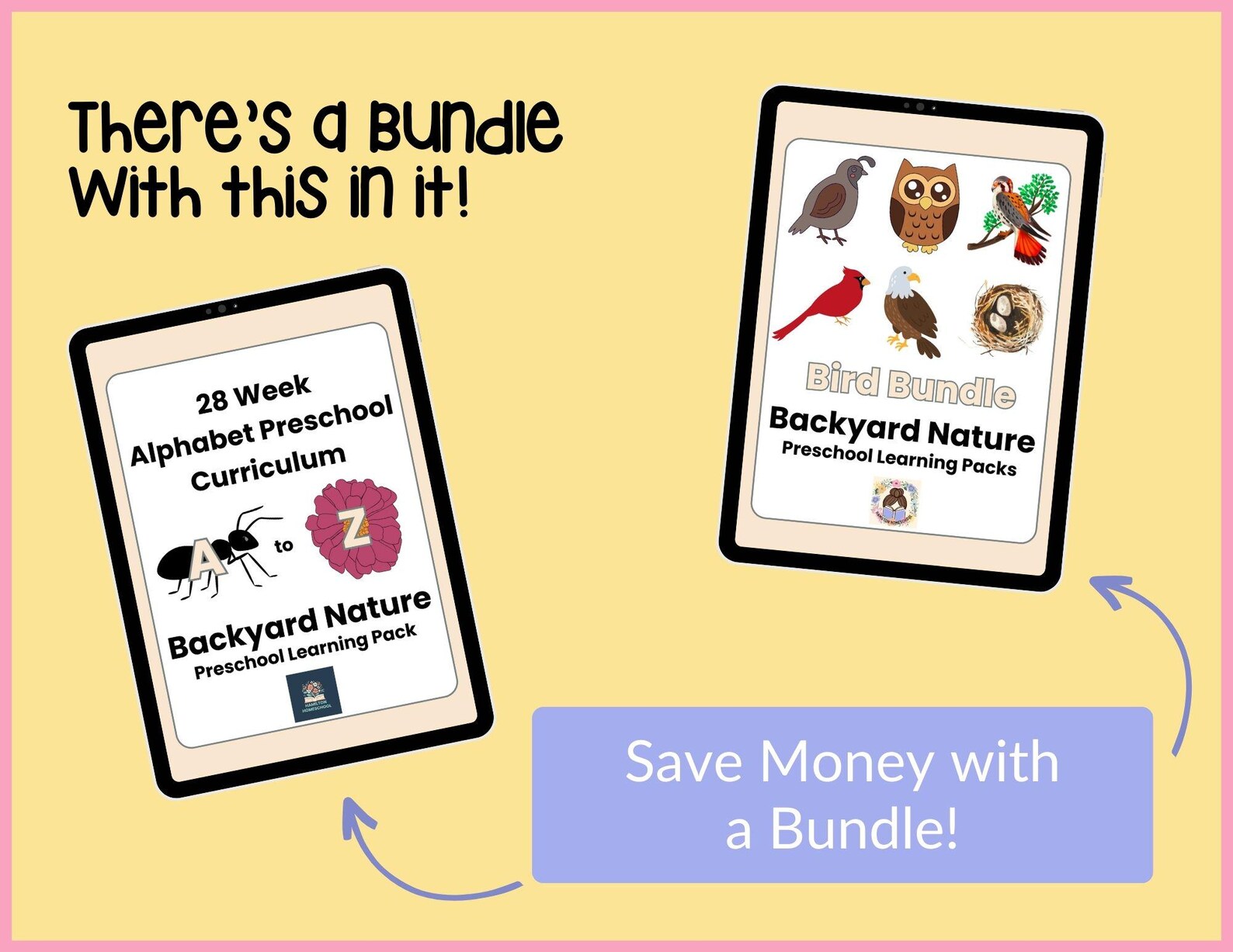 Nest Activity Sheet Bundle: Preschool Homeschool Curriculum (printable ...