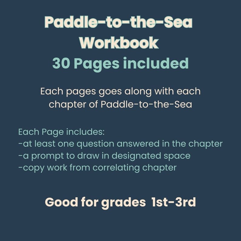 Paddle to the Sea Great Lakes Bundle Paddle Workbook and Great Lakes ...