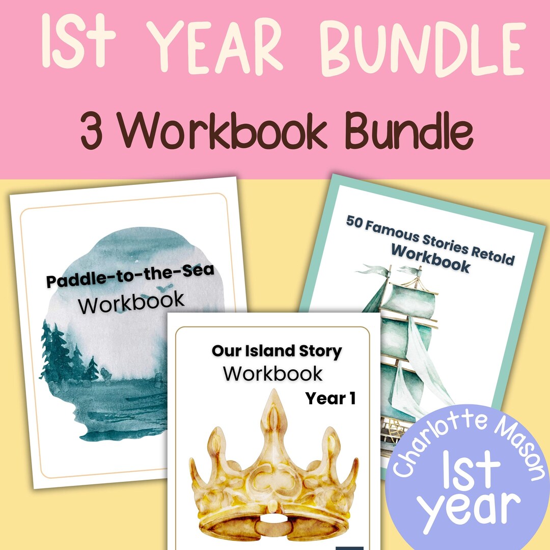 Charlotte Mason Year 1 Bundle: 3 Workbooks (pdfs) - Etsy