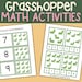 Grasshopper Math Activity Bundle: Preschool Counting Games (PDF ...