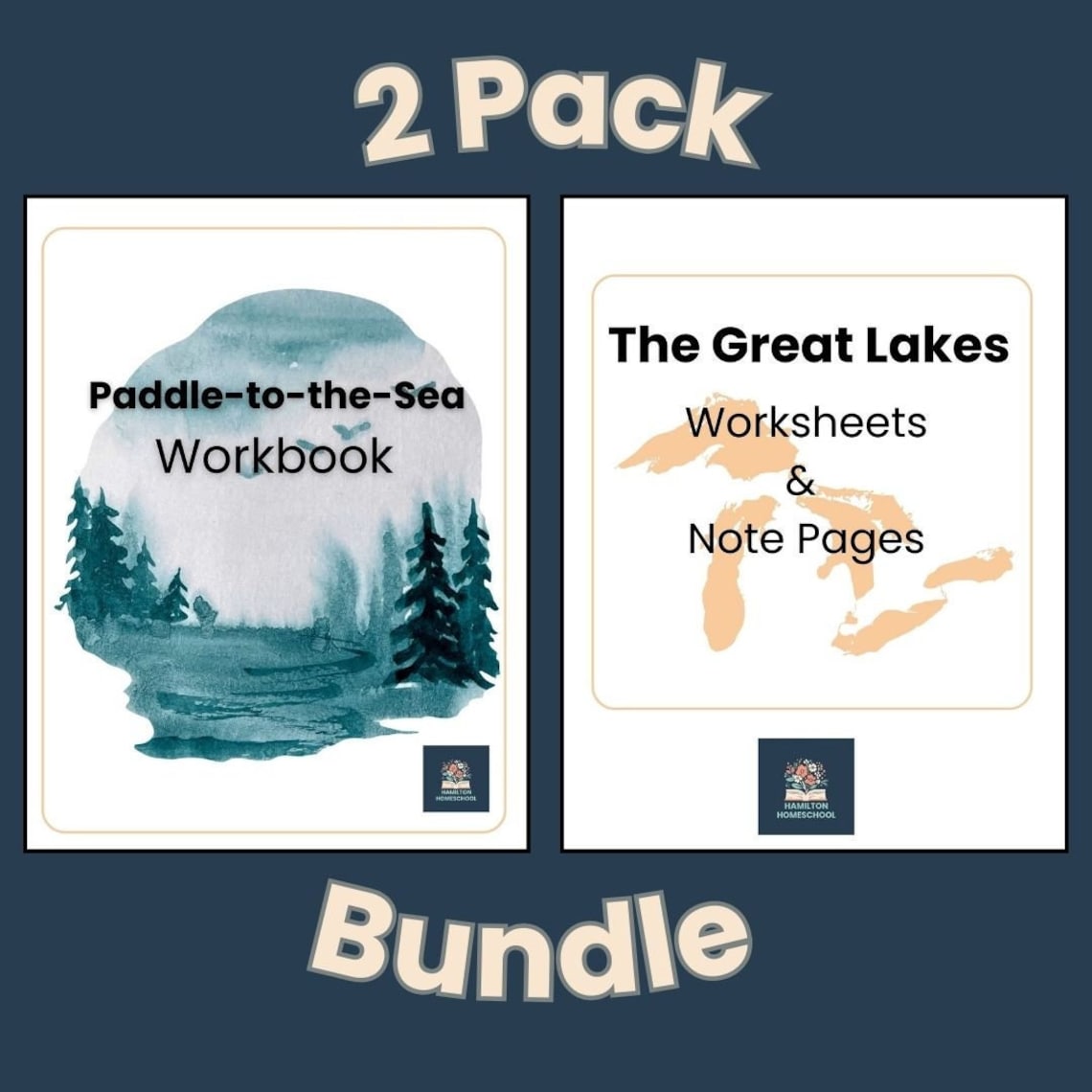 Paddle to the Sea Great Lakes Bundle Paddle Workbook and Great Lakes ...