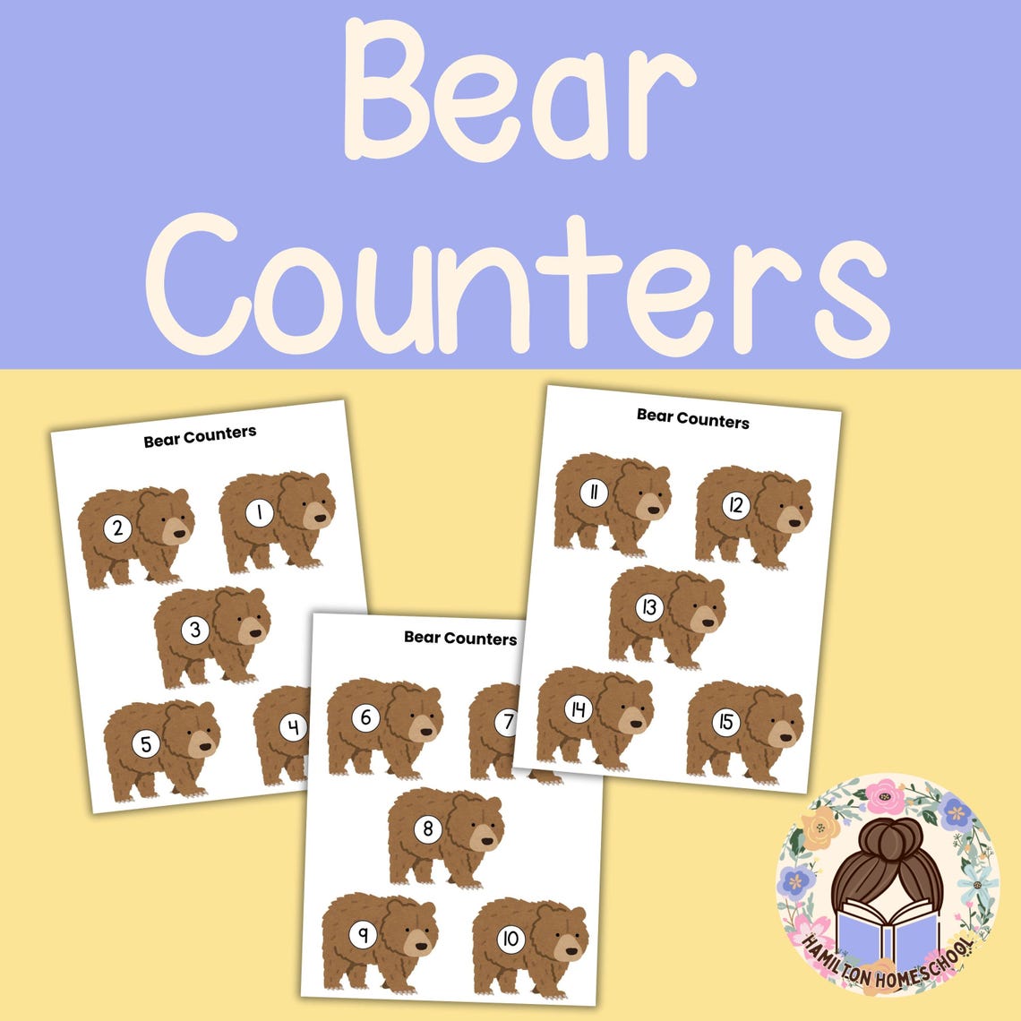 Bear Theme Preschool Activity Pack: Letter B Week Curriculum PDF ...