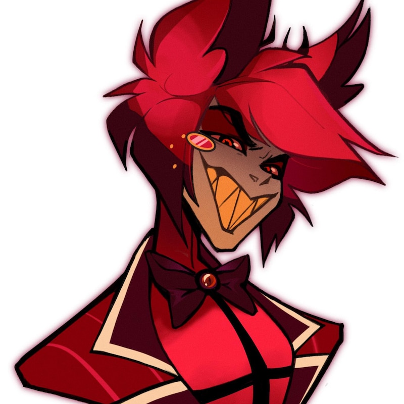 Hazbin Hotel Valentino Fanart - Etsy