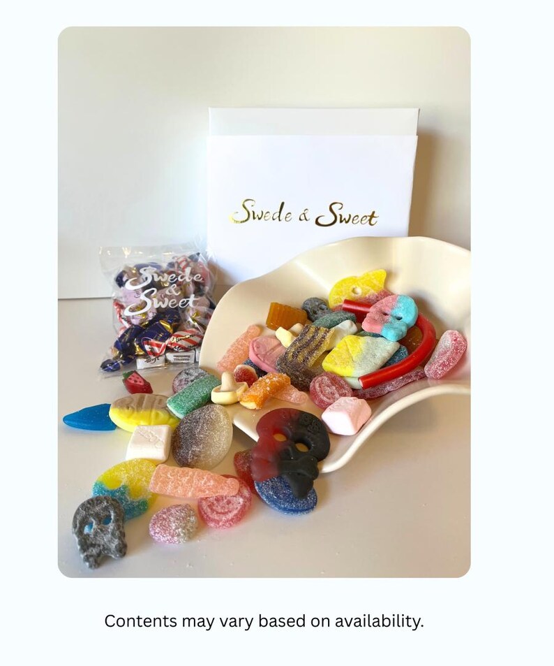 Swedish Candy Gift Box - Birthday Gift, 1lb Sweet and Sour - Etsy
