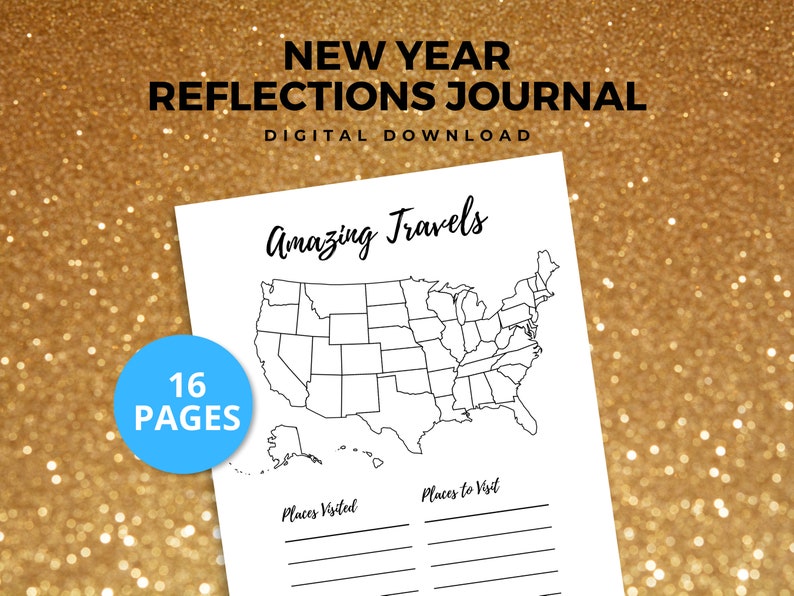 Year in Review, End of Year Reflections, New Year Goals, Bucket List ...