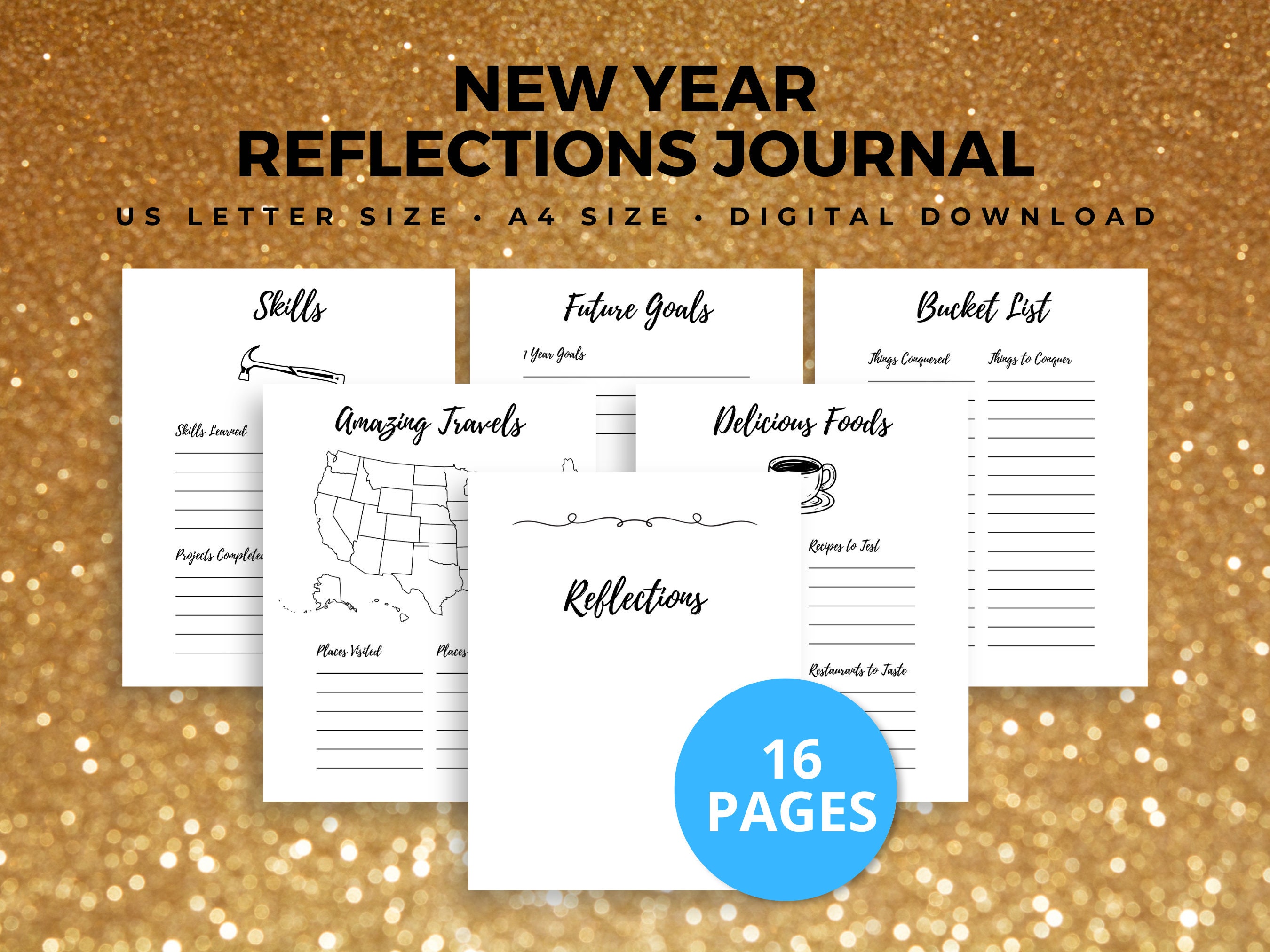 Year in Review, End of Year Reflections, New Year Goals, Bucket List ...