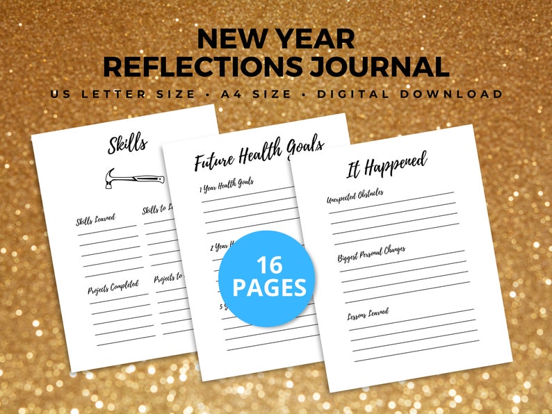 Year in Review, End of Year Reflections, New Year Goals, Bucket List ...