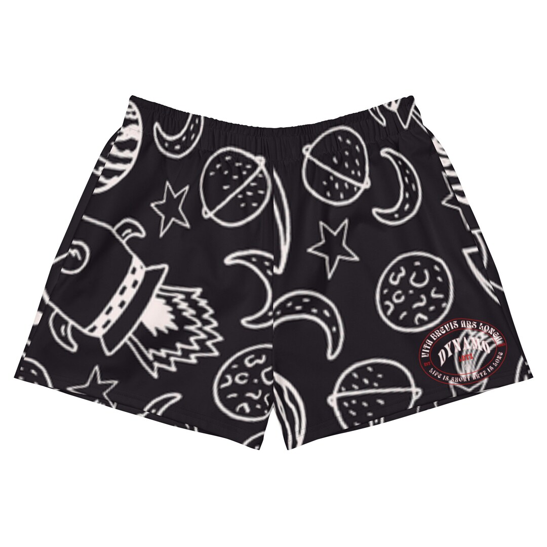 Black Space Shorts - Etsy