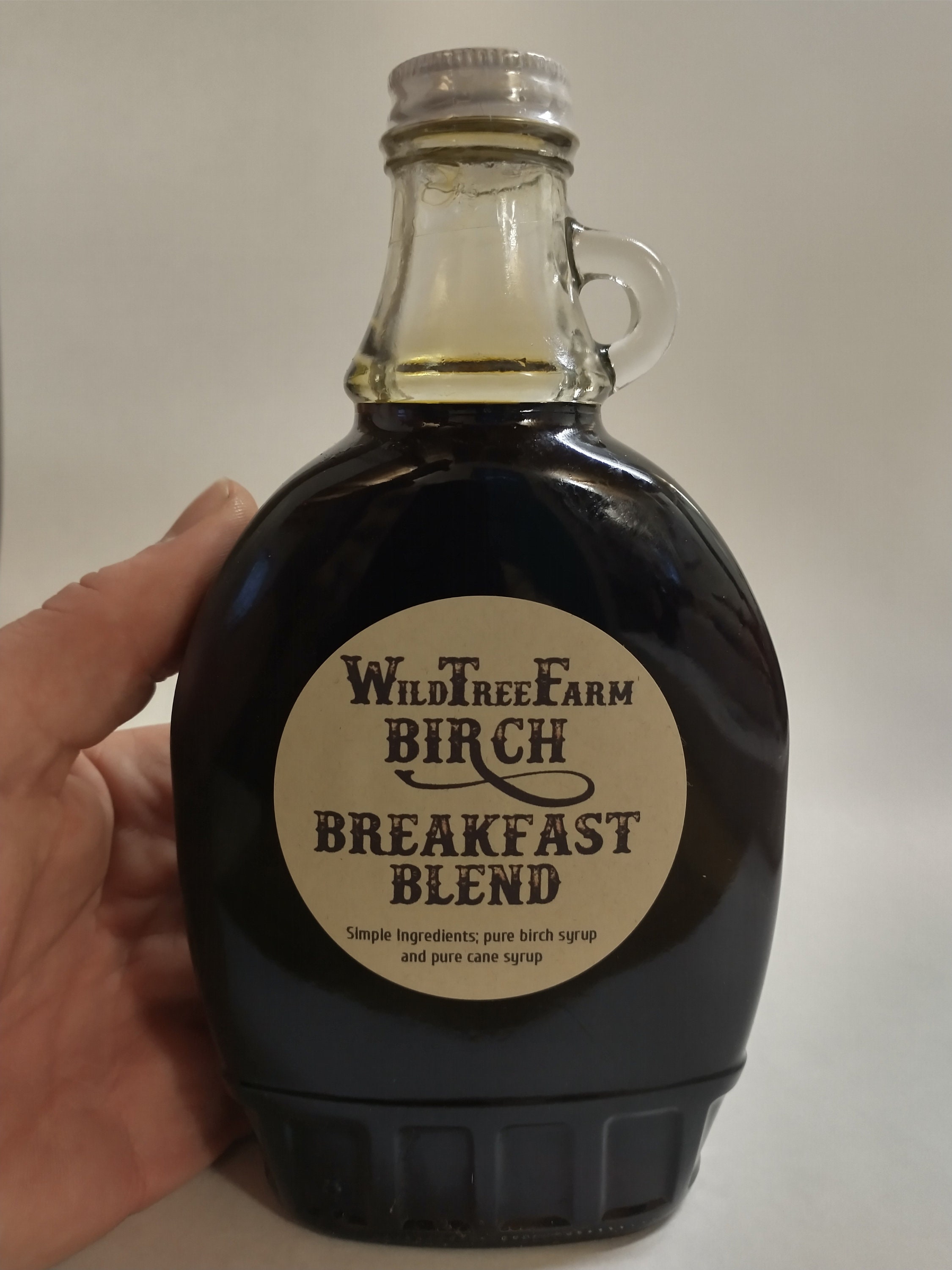 Syrup | Birch Syrup Blend | 12 Oz | Breakfast Blend | Pure Cane Syrup ...