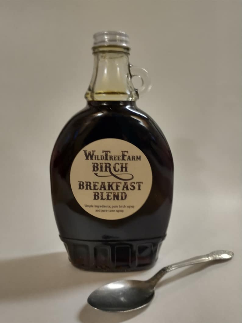 Syrup | Birch Syrup Blend | 12 Oz | Breakfast Blend | Pure Cane Syrup ...