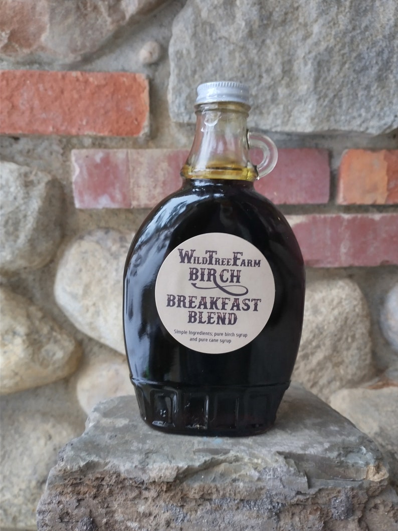 Syrup | Birch Syrup Blend | 12 Oz | Breakfast Blend | Pure Cane Syrup ...