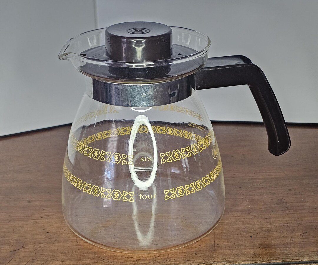Vintage Corning Glass Melitta Coffee Carafe / Teapot / Pitcher ...