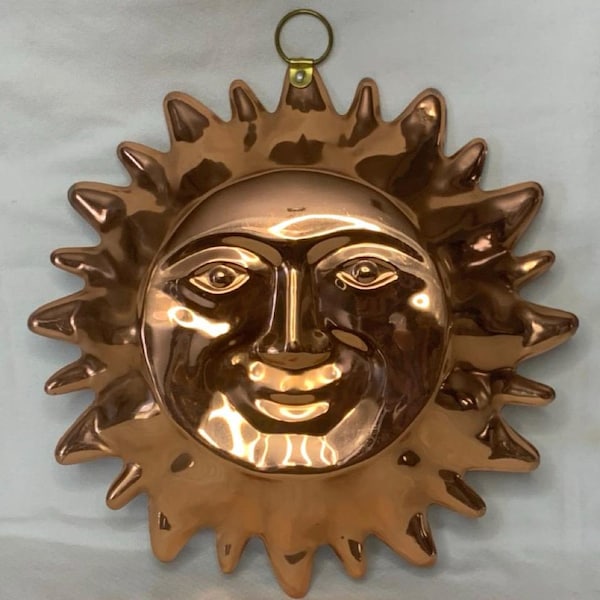 Copper Sun Wall Art - Etsy