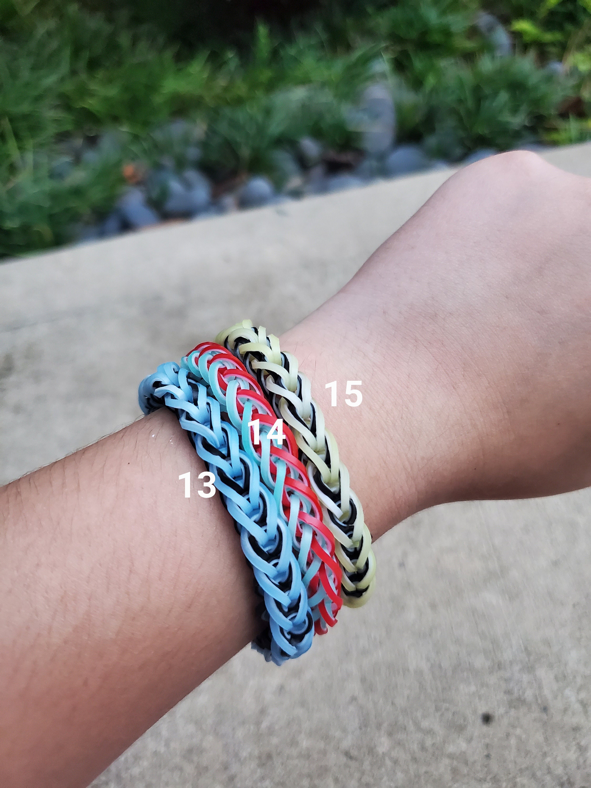 Rainbow Loom French Braid Bracelet - Etsy