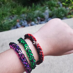 Rainbow Loom French Braid Bracelet - Etsy