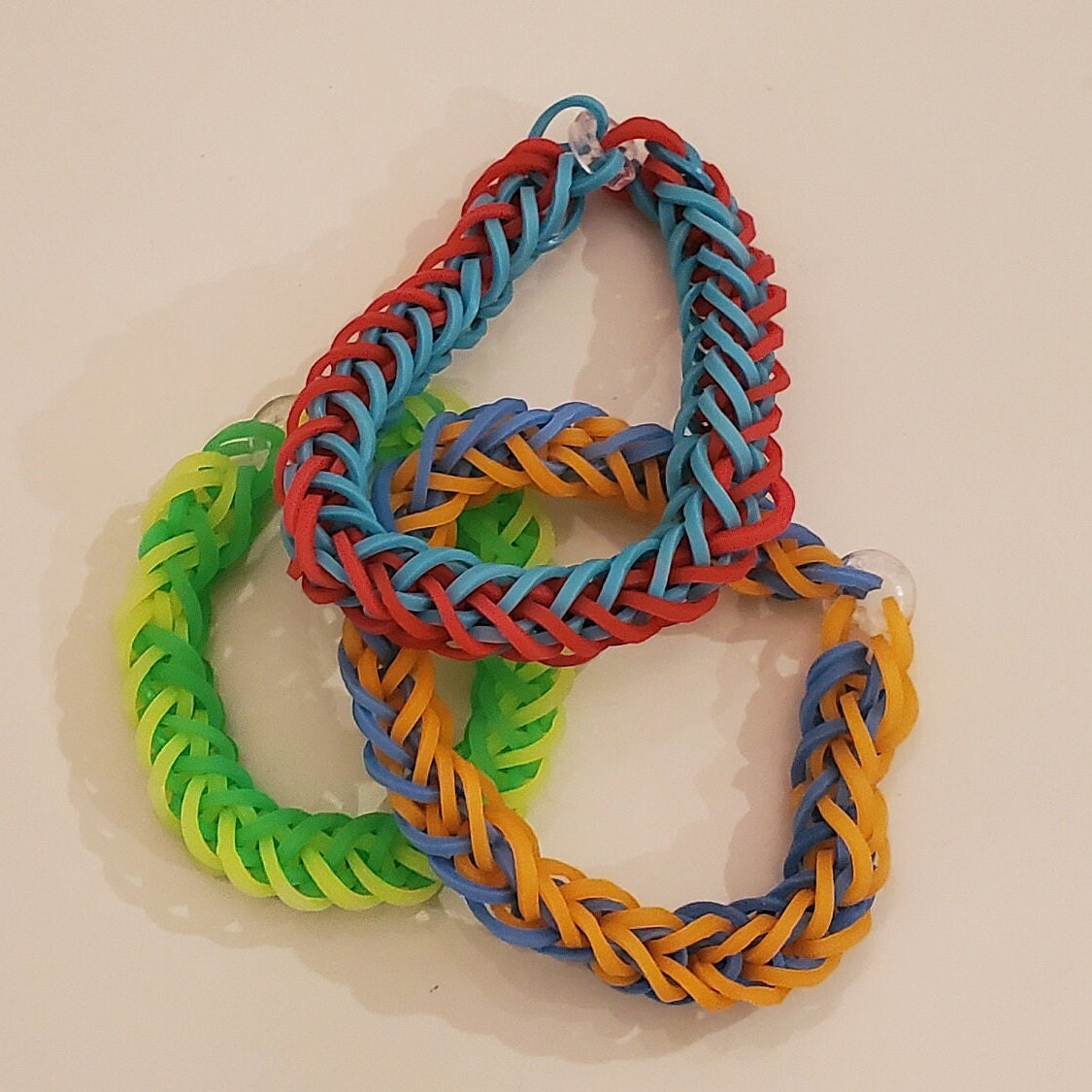 Rainbow Loom French Braid Bracelet - Etsy
