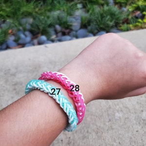 Rainbow Loom French Braid Bracelet - Etsy