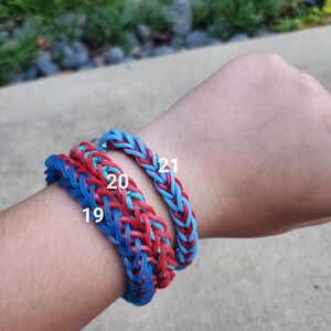 Rainbow Loom French Braid Bracelet - Etsy