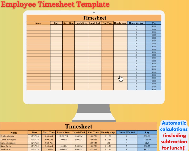 Effortless Time Tracking: Professional and Easy-to-use Timesheet ...
