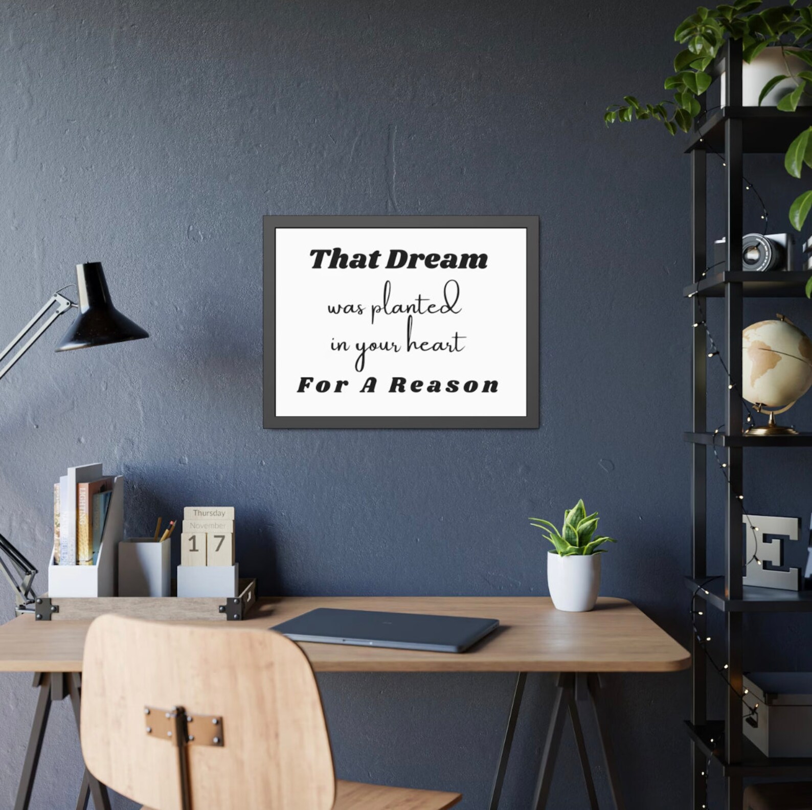 That Dream Was Planted in Your Heart for A Reason Text Art Digital Art ...