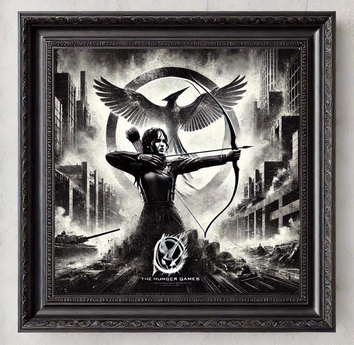 The Hunger Games Canvas Wall Art, Matte Print for Fans, Home Decor ...