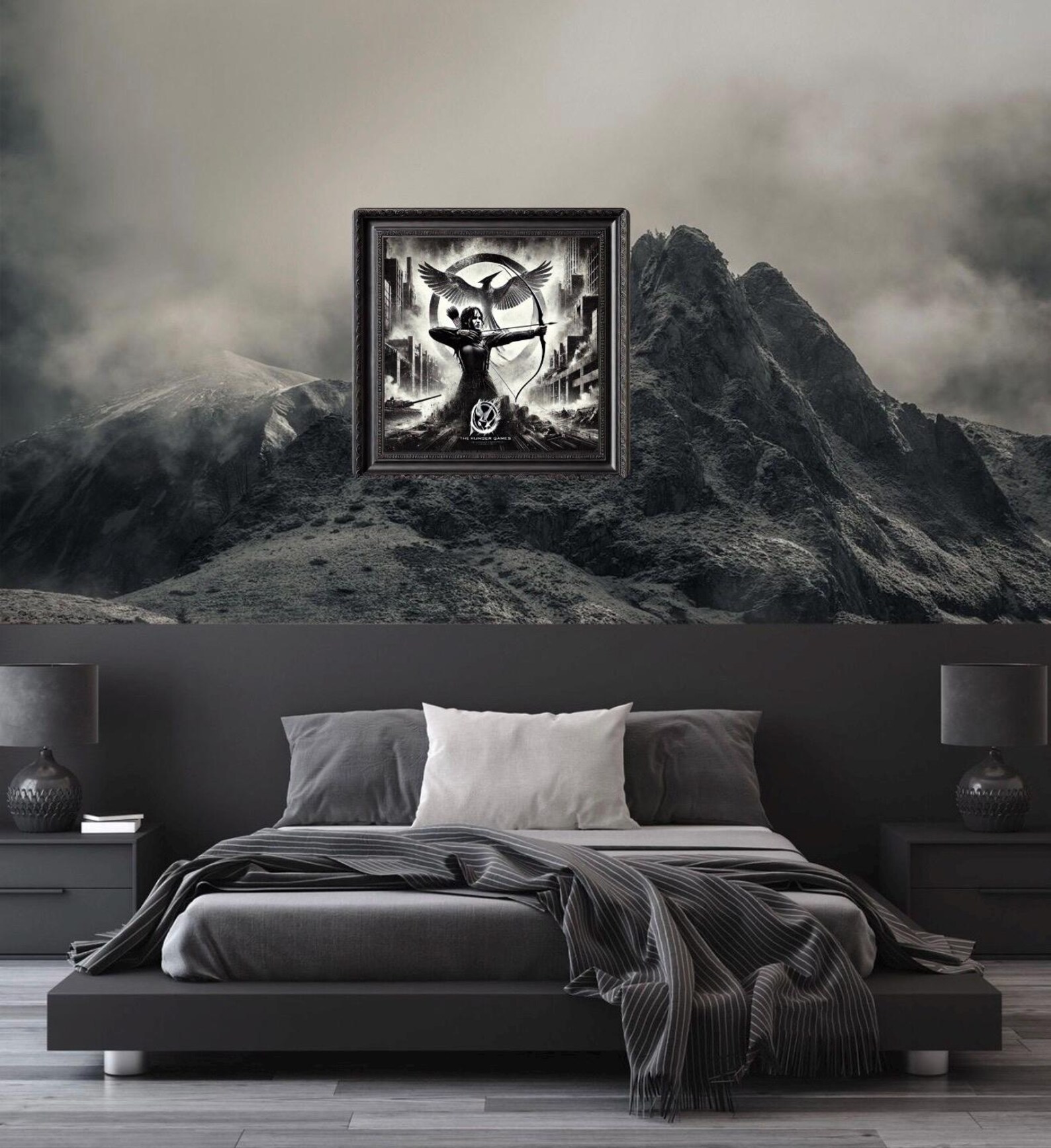 The Hunger Games Canvas Wall Art, Matte Print for Fans, Home Decor ...