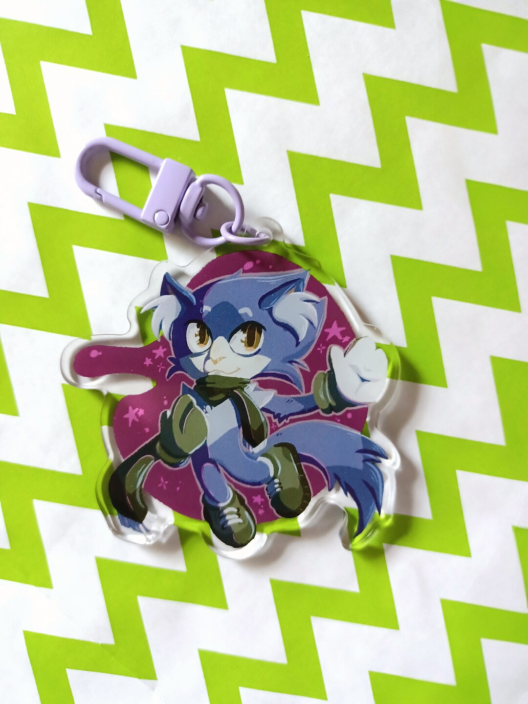 Duo the Cat 2.5 Acrylic Charm - Etsy