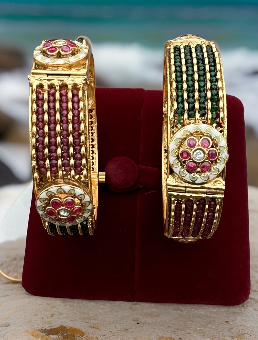 Bollywood Rajwadi Kada, Bangles, Designer Kada, Celebrity Kada, Festive Wear, Party Wear ...