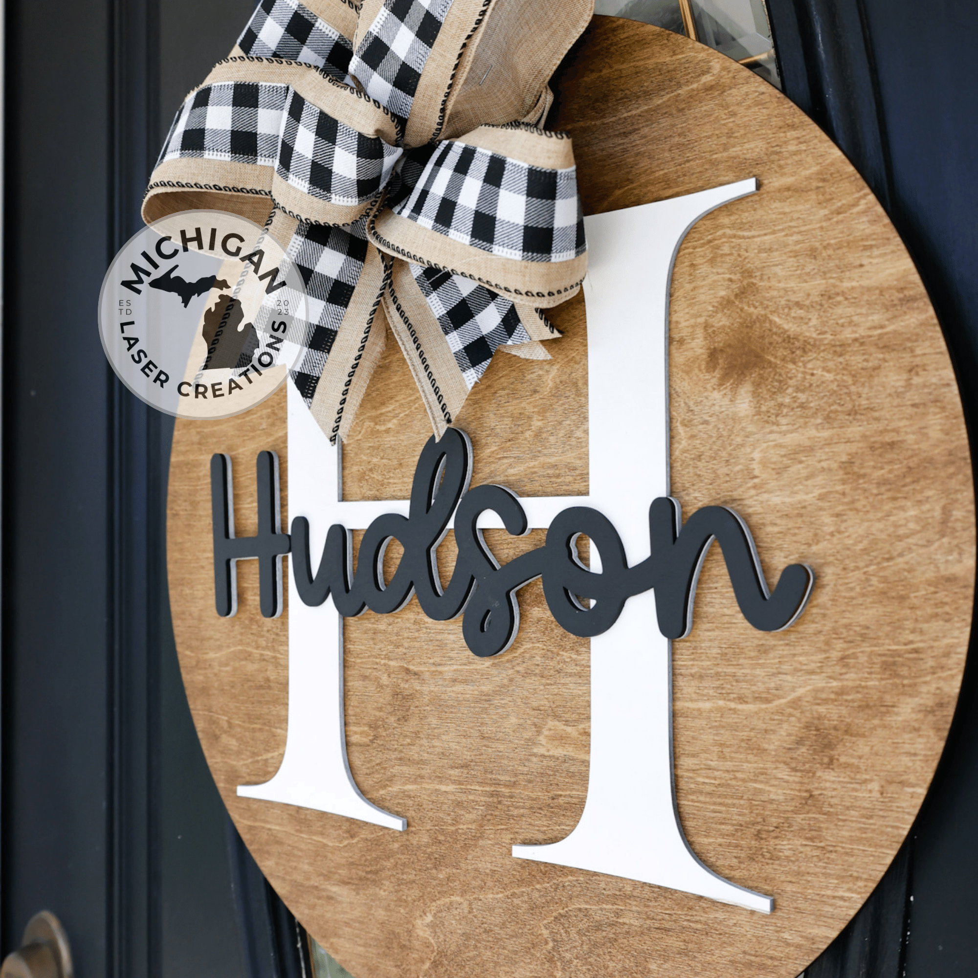Front Door Sign, Custom Door Sign, Housewarming Gift, Last Name Sign ...