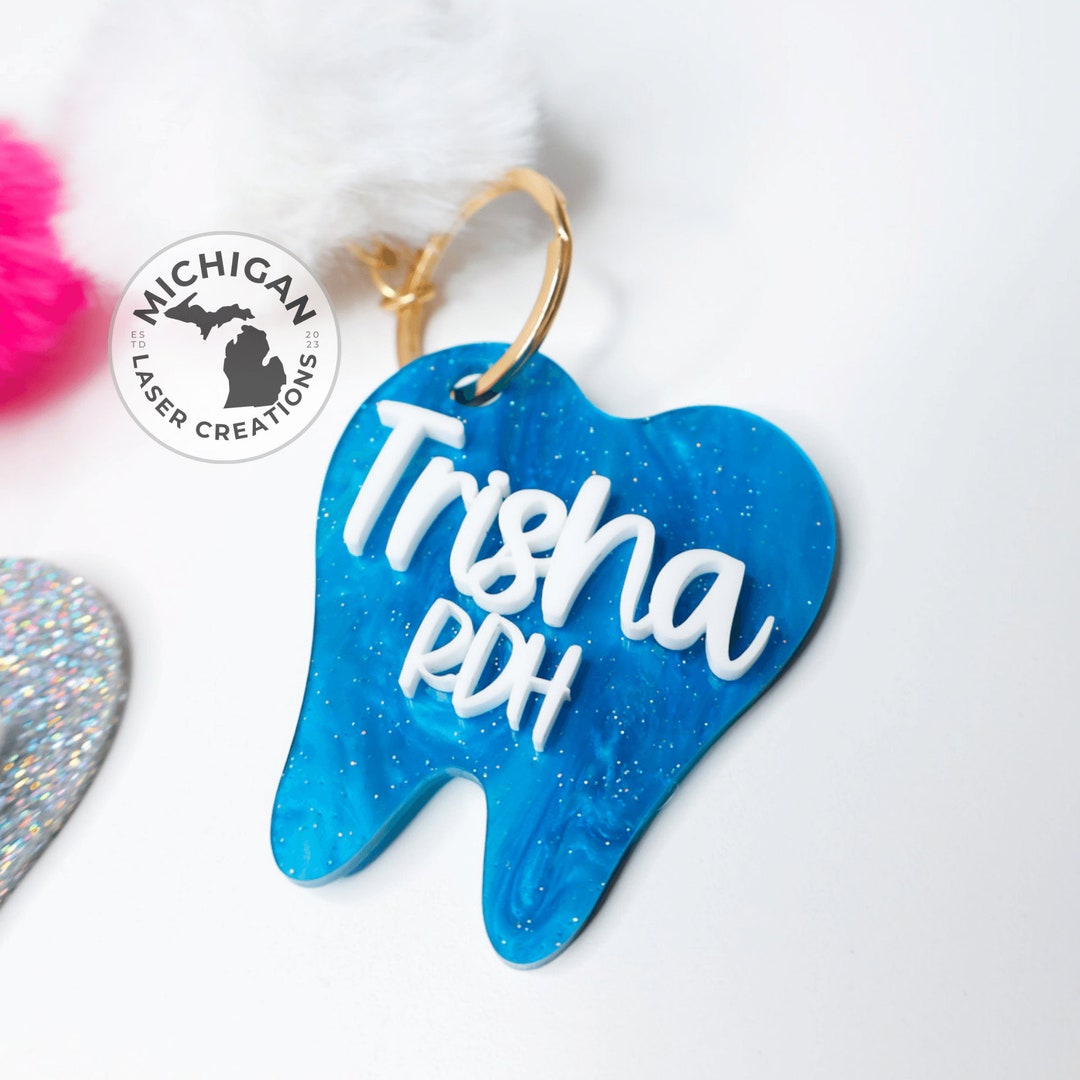 Dental Assistant Gift, Dental Assistant, Dental Hygienist Keychain ...