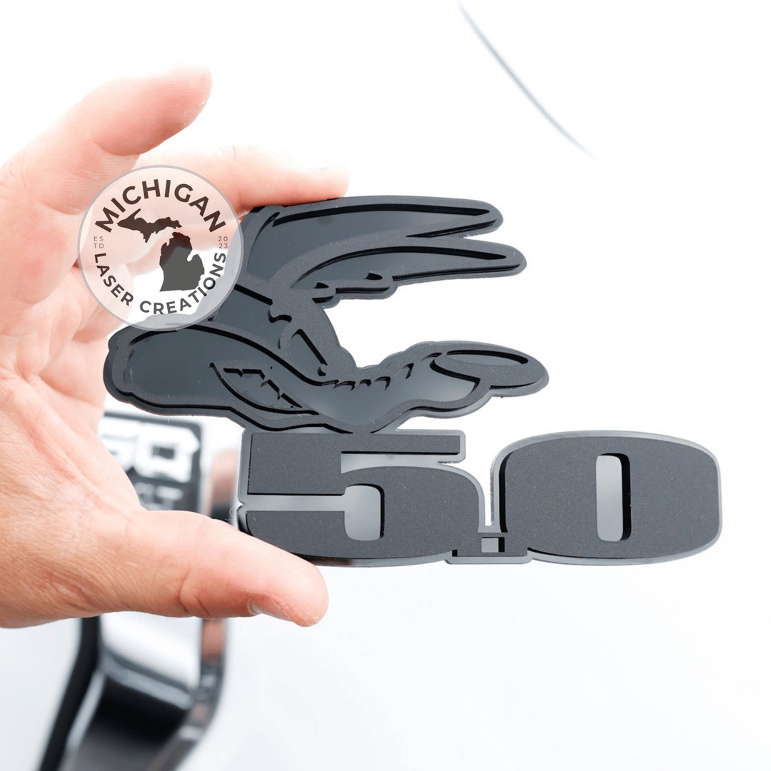 Coyote 5.0 Custom Car Emblem, Truck Emblem, Custom Car Badges, Fender ...