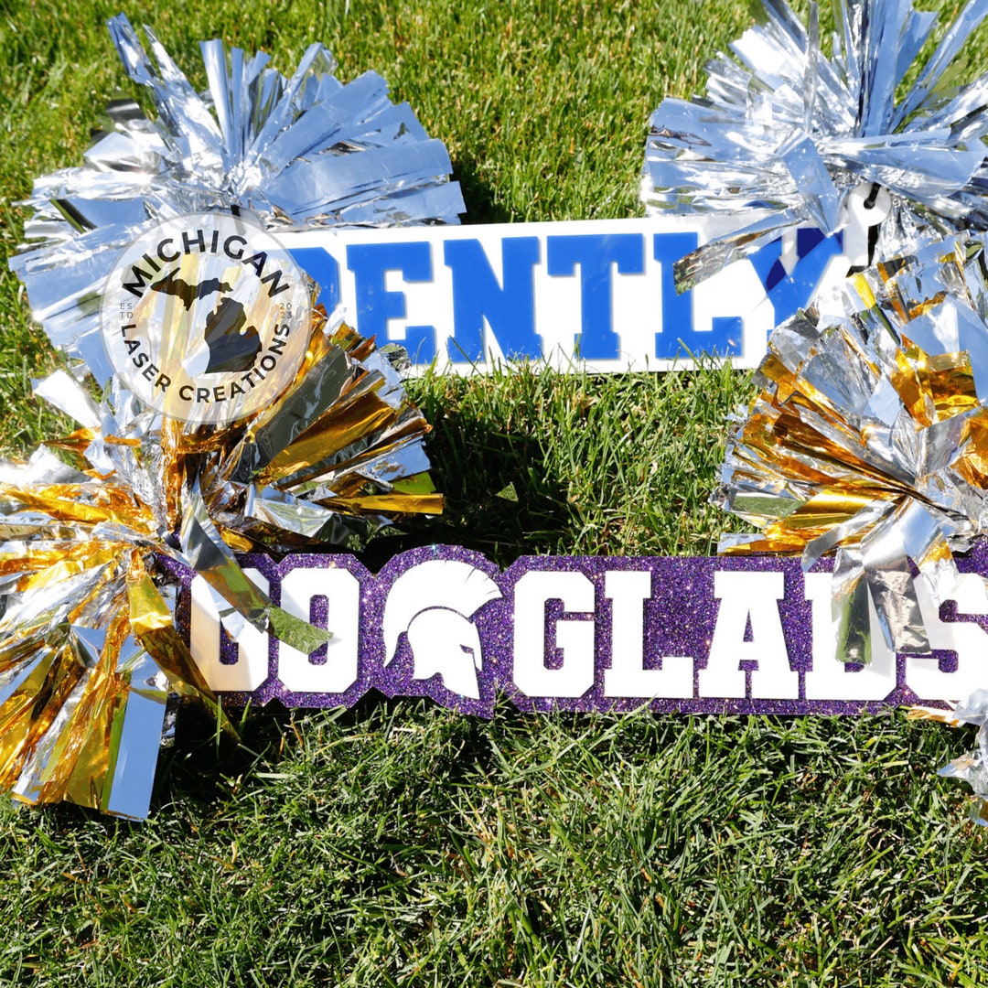Cheer Sign, Spirit Stick, Name Sign for Cheer, Cheer Competition ...